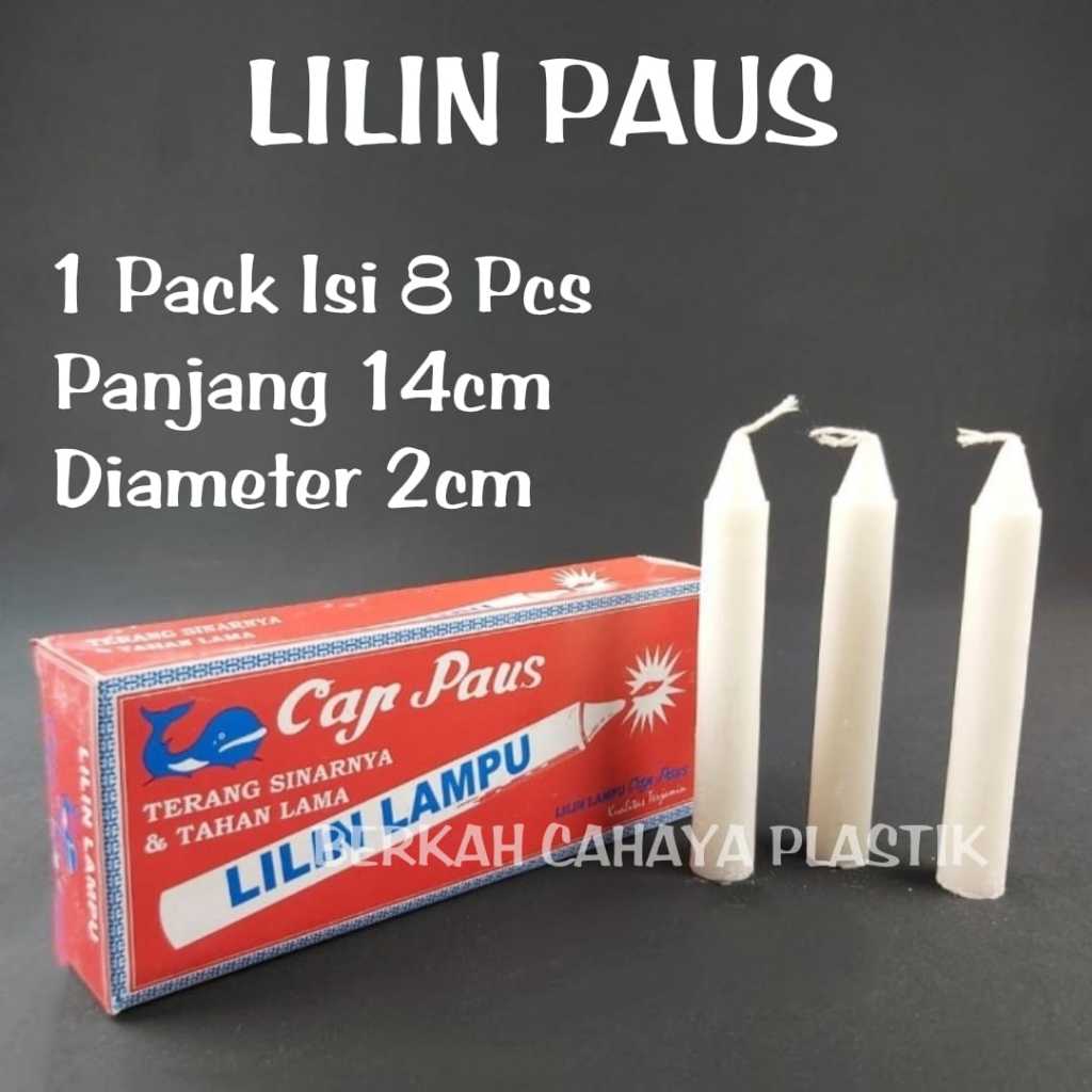 Jual Lilin Mati Lampu Cap Paus Isi 8 Btg Cap Paus | Shopee Indonesia