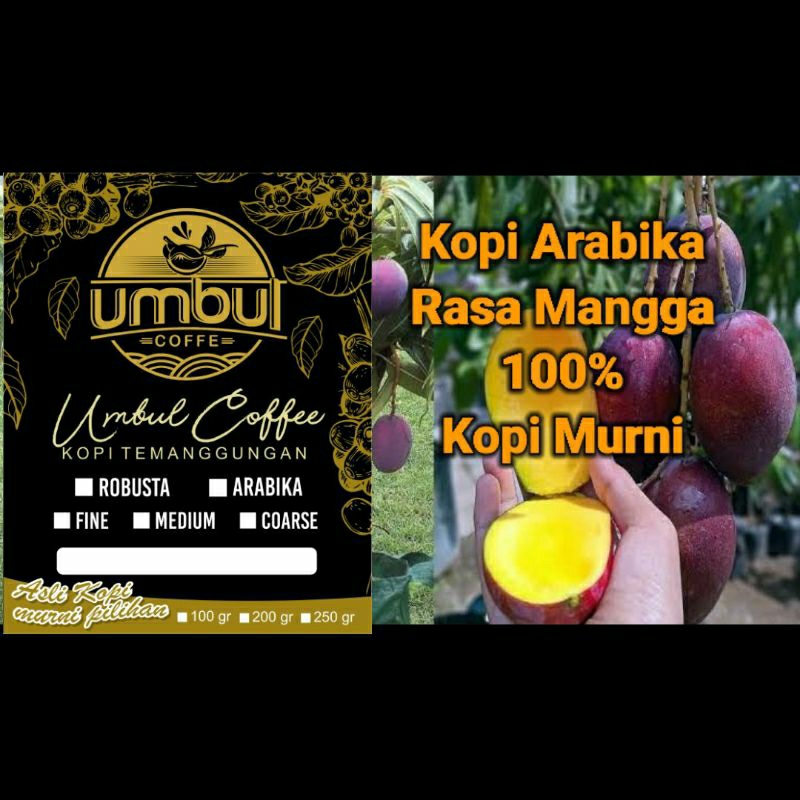 Jual Kopi Arabica Temanggung Rasa Mangga | Shopee Indonesia
