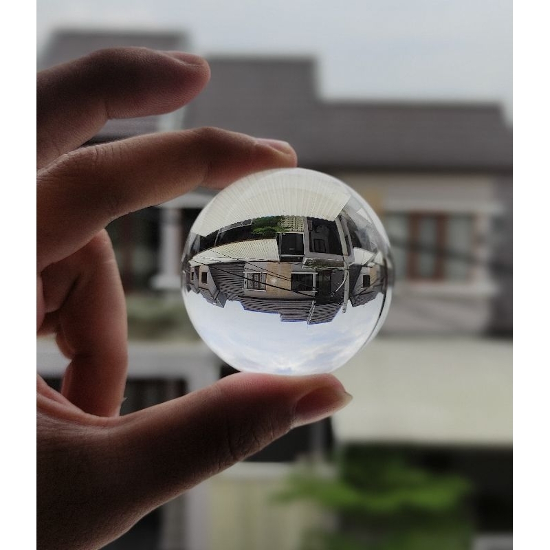 Jual bola kaca transparan bulat sempurna untuk kerajinan dan dekorasi ...