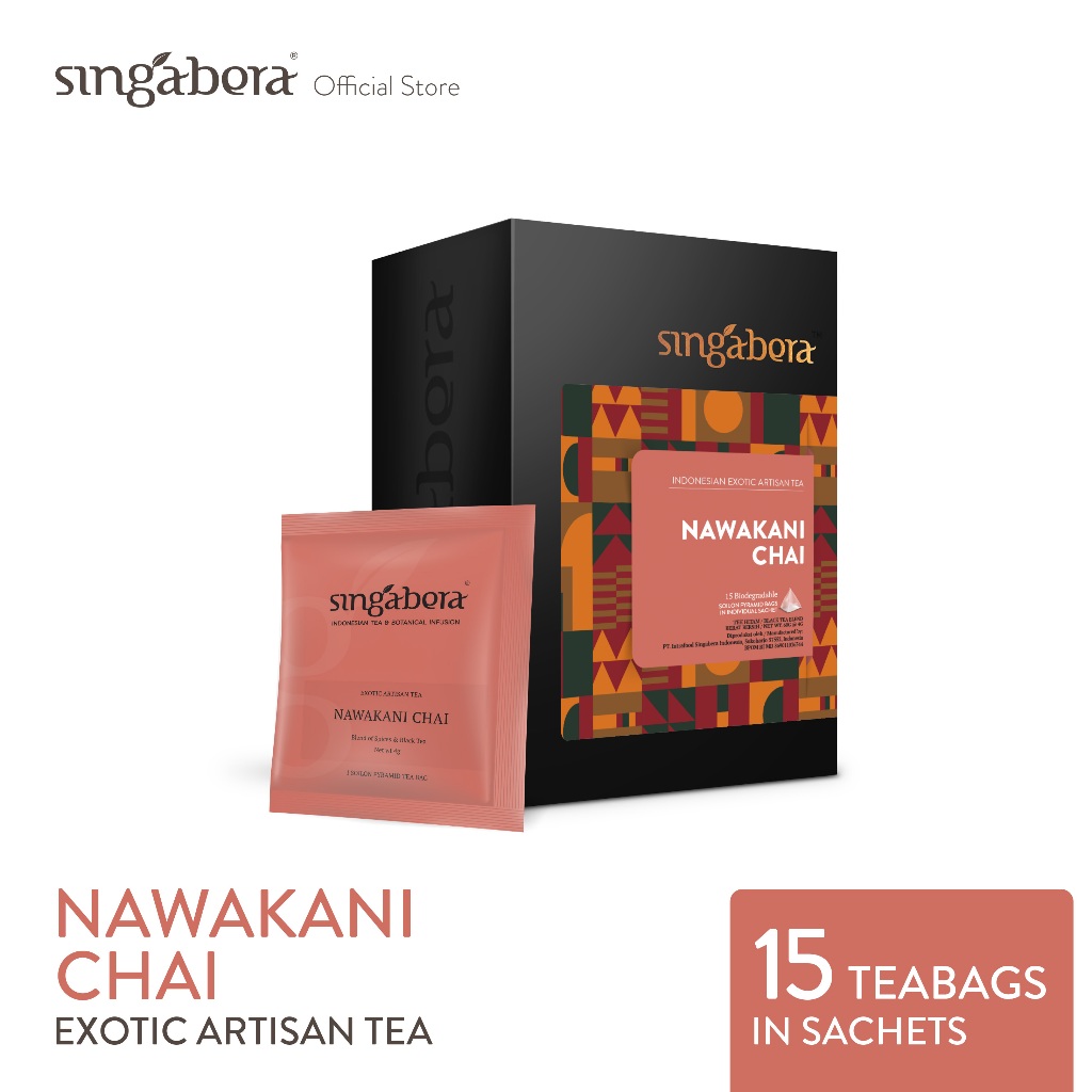 Jual Singabera Nawakani Chai - Spiced Black Tea - 1 Box - 15 Sachet ...