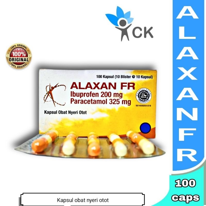 Jual ALAXAN FR BLISTER / BOX ISI 100 anti nyeri dan penurun demam ...