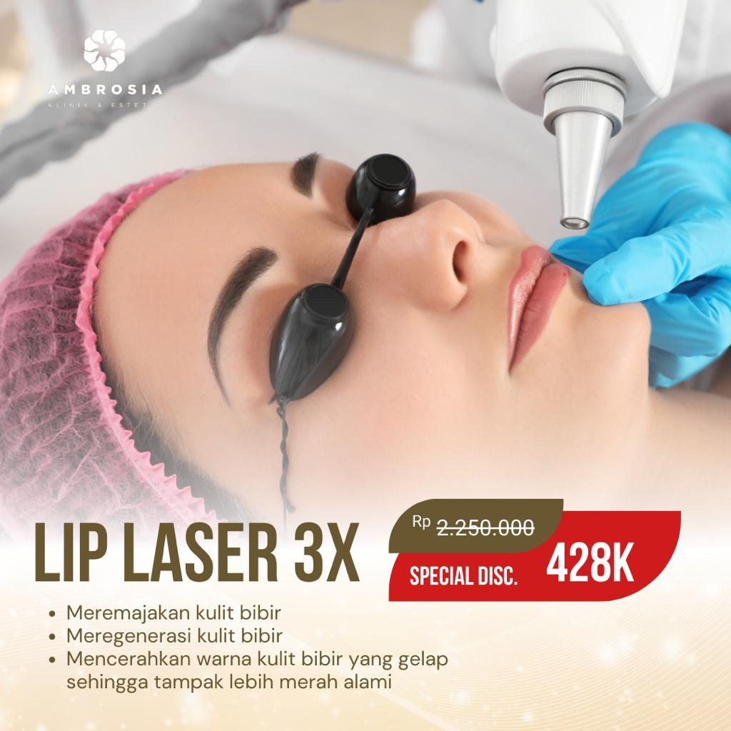 Jual AMBROSIA VOUCHER LIP LASER 3X | Shopee Indonesia