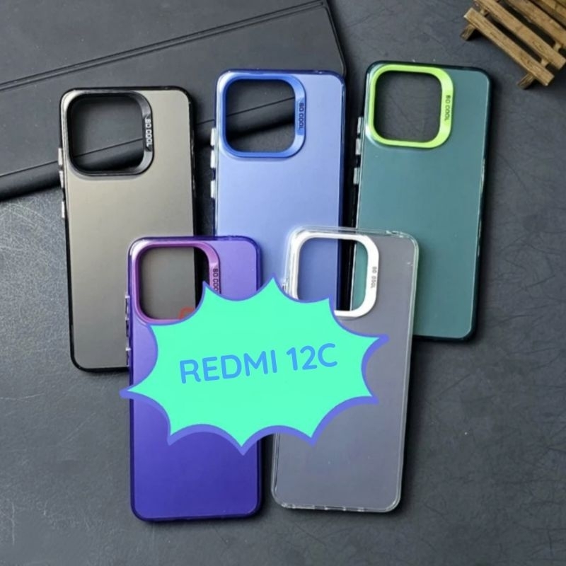 Jual CASE HYBRID HOLOGRAM WARNA REDMI 12C | Shopee Indonesia