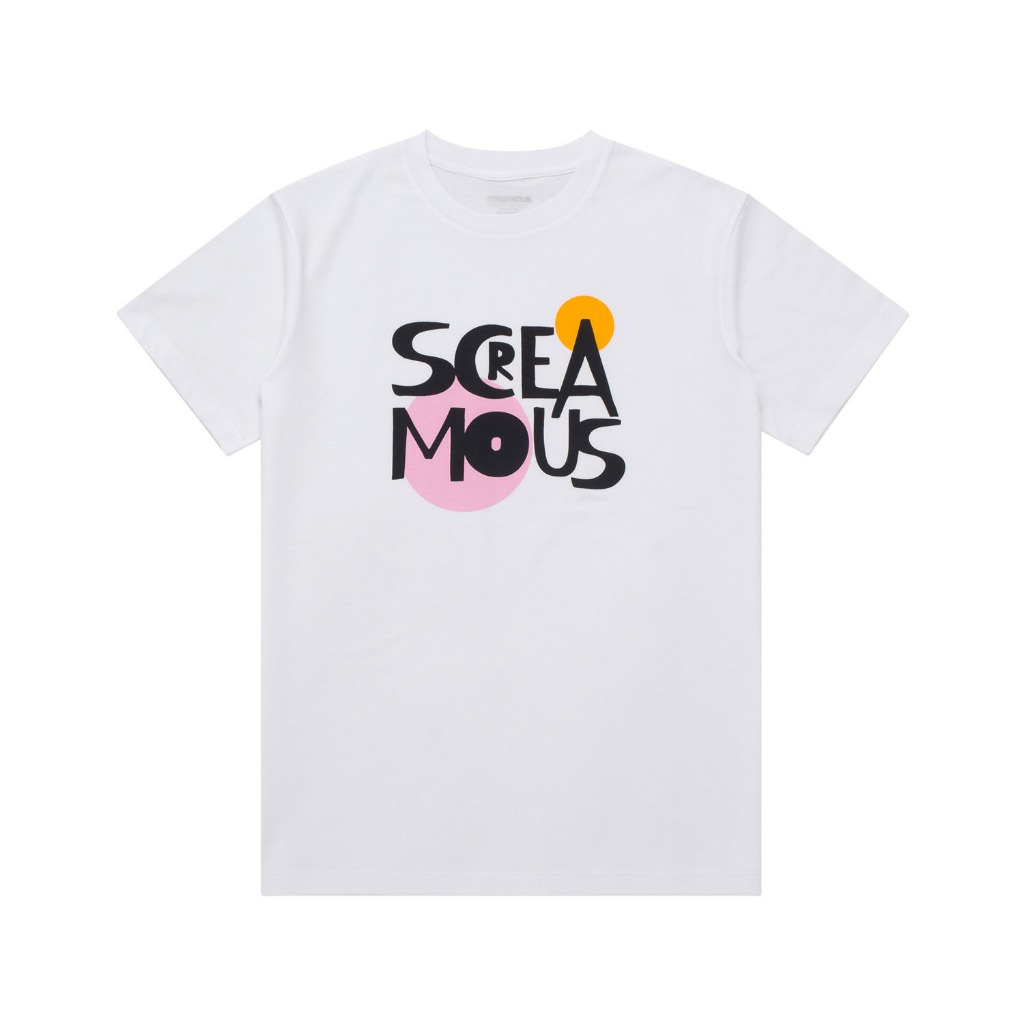 Jual Screamous Kaos T-Shirt ROUNDED WHITE | Shopee Indonesia