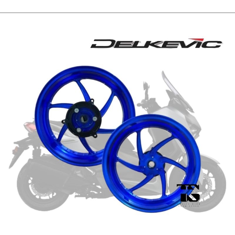 Jual Velg Delkevic Xmax Biru // Original Delkevic // Velg Xmax By ...