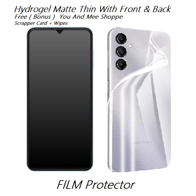 Jual Hydrogel MATTE Clear Front-Back Samsung A25 A55 A35 A16 A15 A54 A34 A24 A14 A36 A56 A26 M54 ...