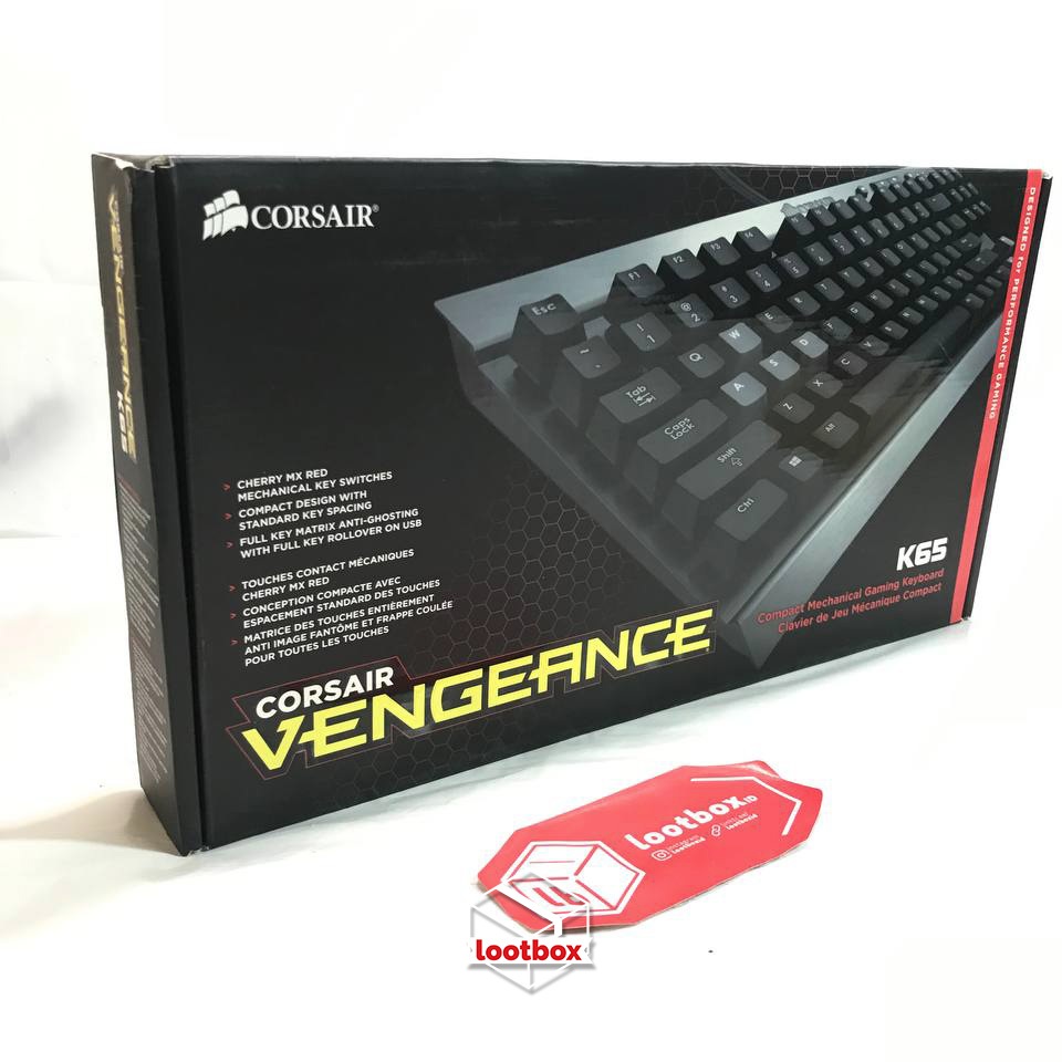 Jual Keyboard Gaming Mechanical Corsair Vengeance K65 TKL Cherry MX ...