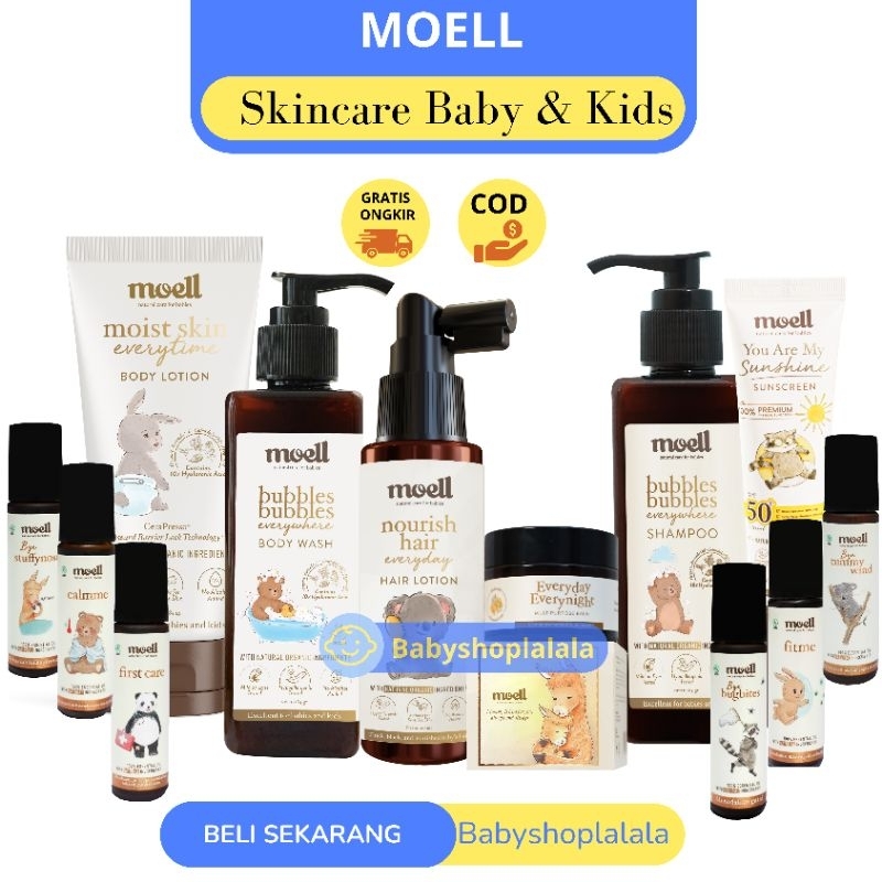 Jual MOELL | Hair Lotion, Body Lotion, Body Wash, Shampo, Sunscreen ...