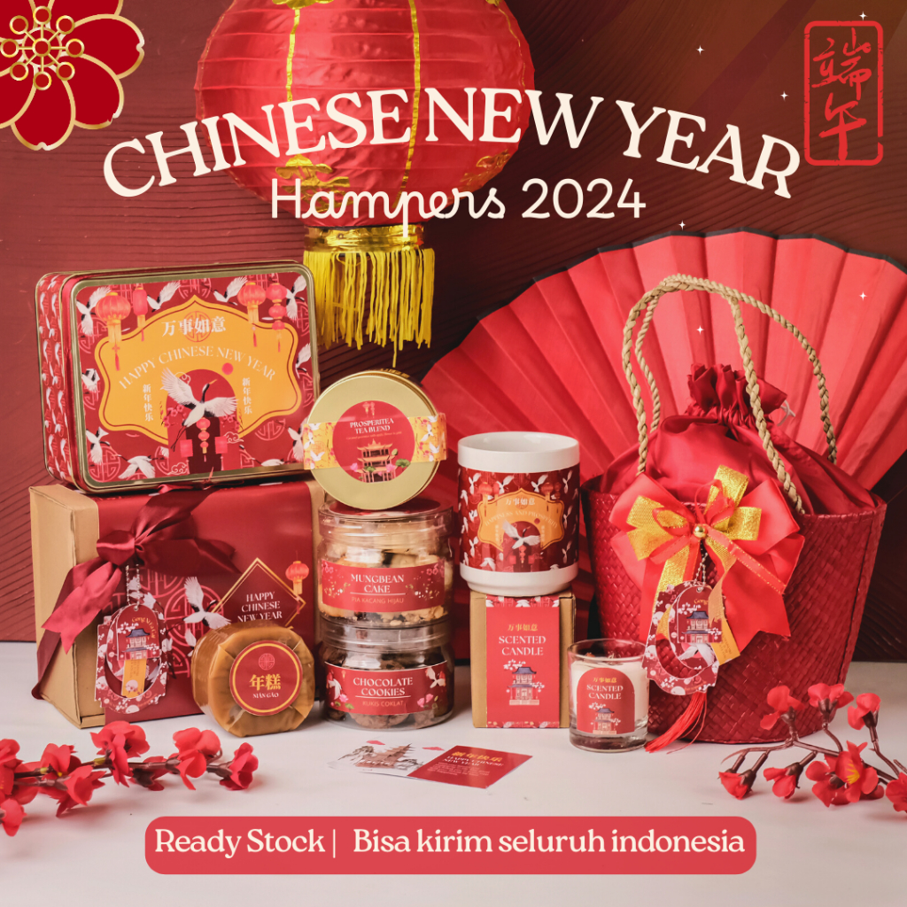Jual Hampers Imlek 2024 | Chinese New Year Hampers Gift box Kado imlek ...