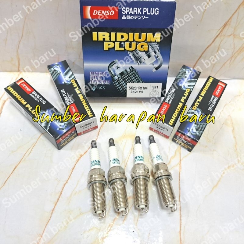 Jual Busi Iridium Denso Innova Fortuner Hilux Bensin SK20HR11 | Shopee ...