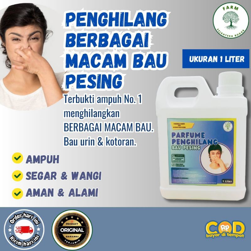 Jual cairan penghilang bau Pesing harum dan wangi ampuh .ukuran 1 liter ...