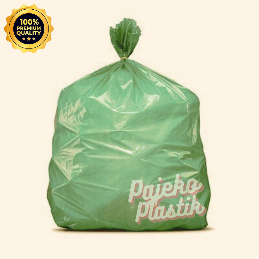 Jual Pajeko Platik Kantong plastik sampah hijau 4 Pcs / Plastik ...