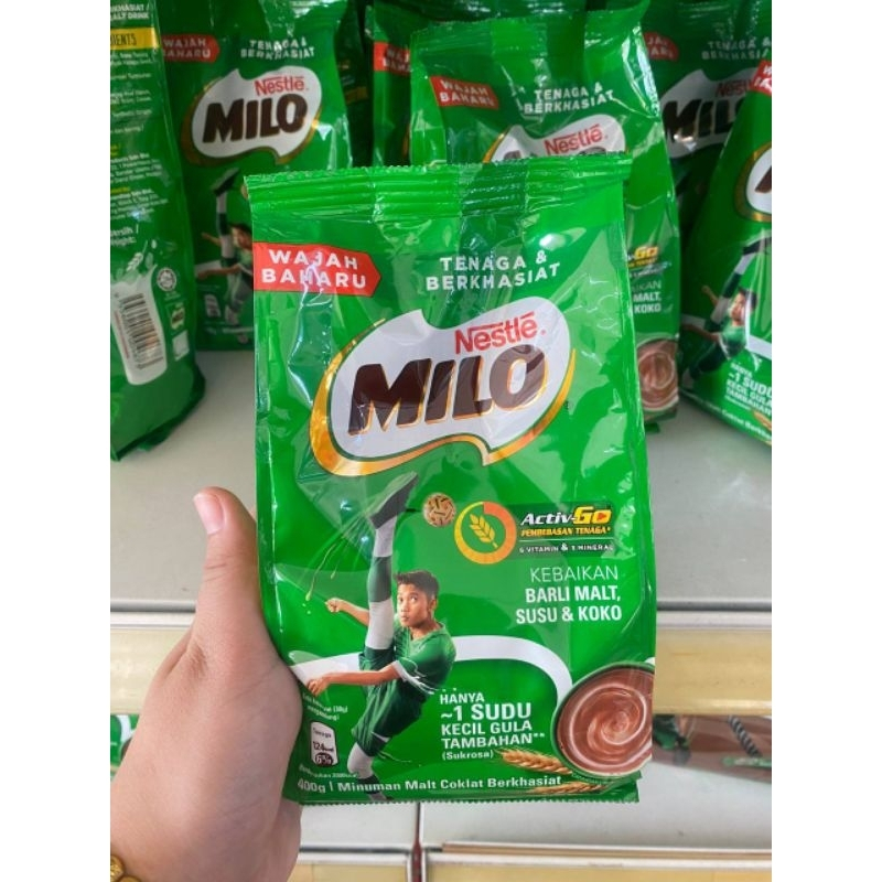 Jual NESTLE MILO Activ-Go 400 Gr Malaysia | Shopee Indonesia