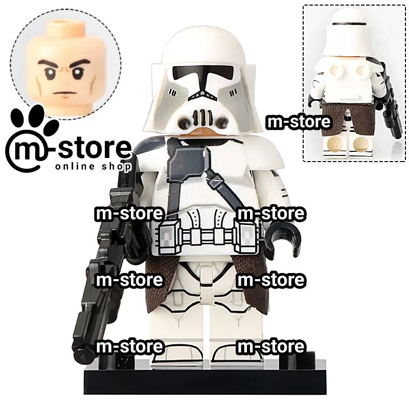 Jual brick star wars clone heavy trooper mini toy figure | Shopee Indonesia