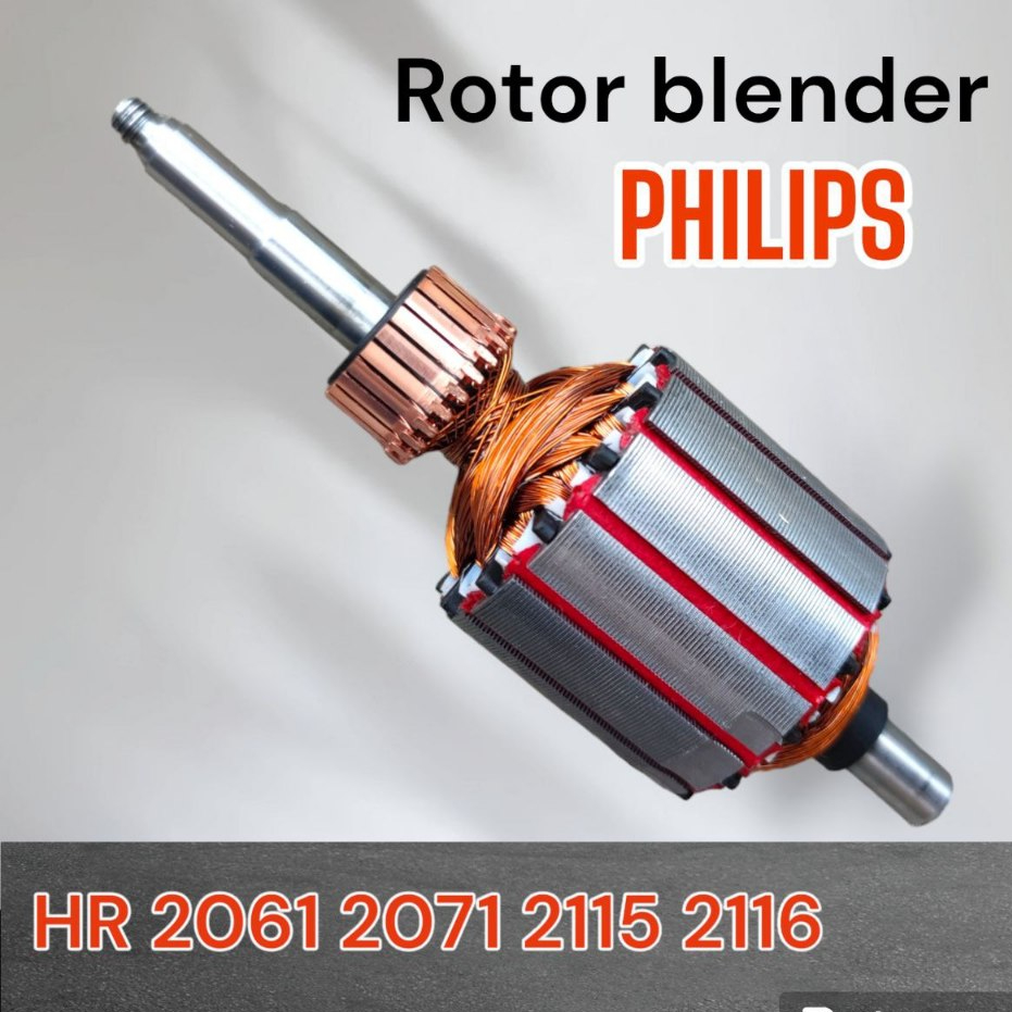 Jual AS ROTOR DINAMO BLENDER PHILIPS HR 2115 2116 2061 2071 ORIGINAL | Shopee Indonesia