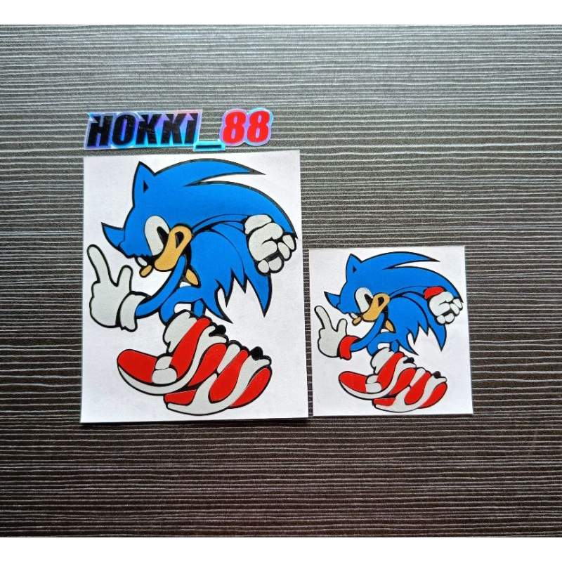 Jual Stiker kartun SONIC Sticker cutting Sonic | Shopee Indonesia