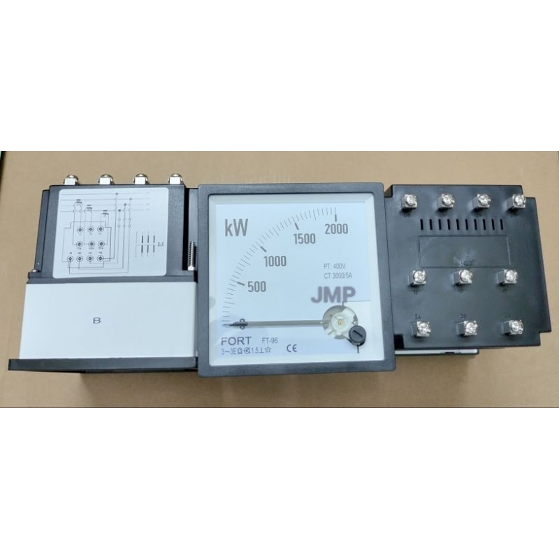 Jual Kilowatt Meter Fort (2000)Kw 3P/4Wire 400V, 3CT/5A,Mohon Cek Stock ...