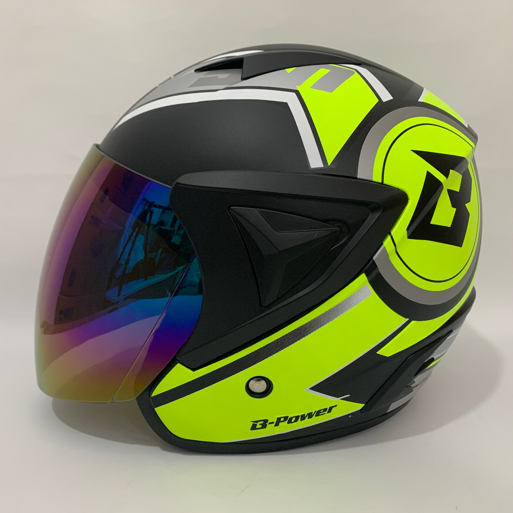 Jual Helm JP13 BXV Kuning Doff - BXP - Single Visor - Helem SNI Dewasa ...