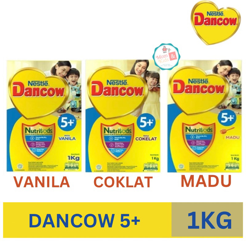 Jual DANCOW 5 VANILA COKLAT MADU 1KG | DANCOW 5+ (5-12 TAHUN) 1 KG | Shopee Indonesia