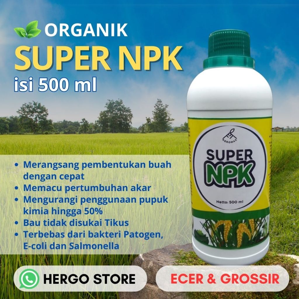 Jual SUPER NPK Pupuk Organik Cair | Shopee Indonesia