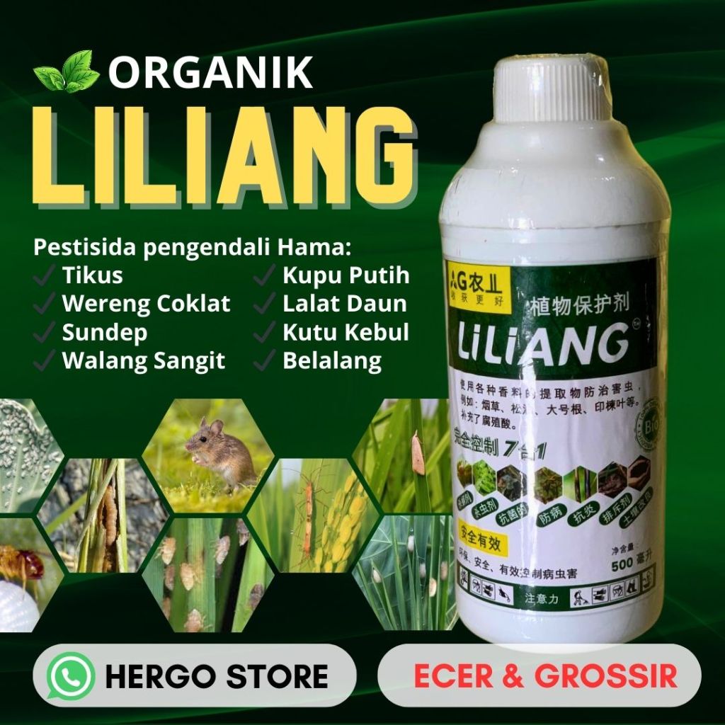 Jual LILIANG Pestisida Organik Pengusir Hama Tikus Dan Burung Atasi ...