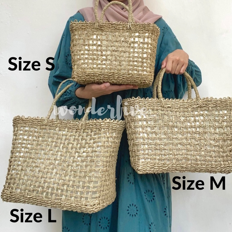 Jual Tas Anyaman Kerajinan Parcel/ Hampers Mendong Pandan Rara Kotak ...
