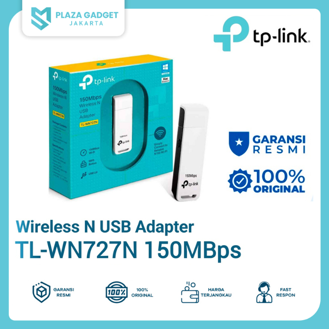 Jual TP-LINK TL-WN727N 150Mbps Wireless N USB Range Extender Adapter ...