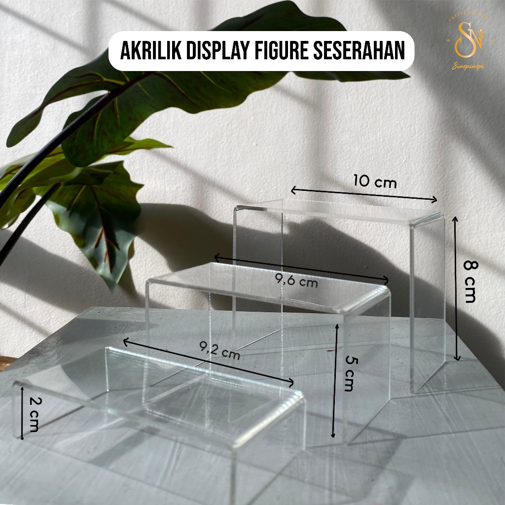 Jual Akrilik Display Figure - Akrilik Display Stand Figure - Miniature ...