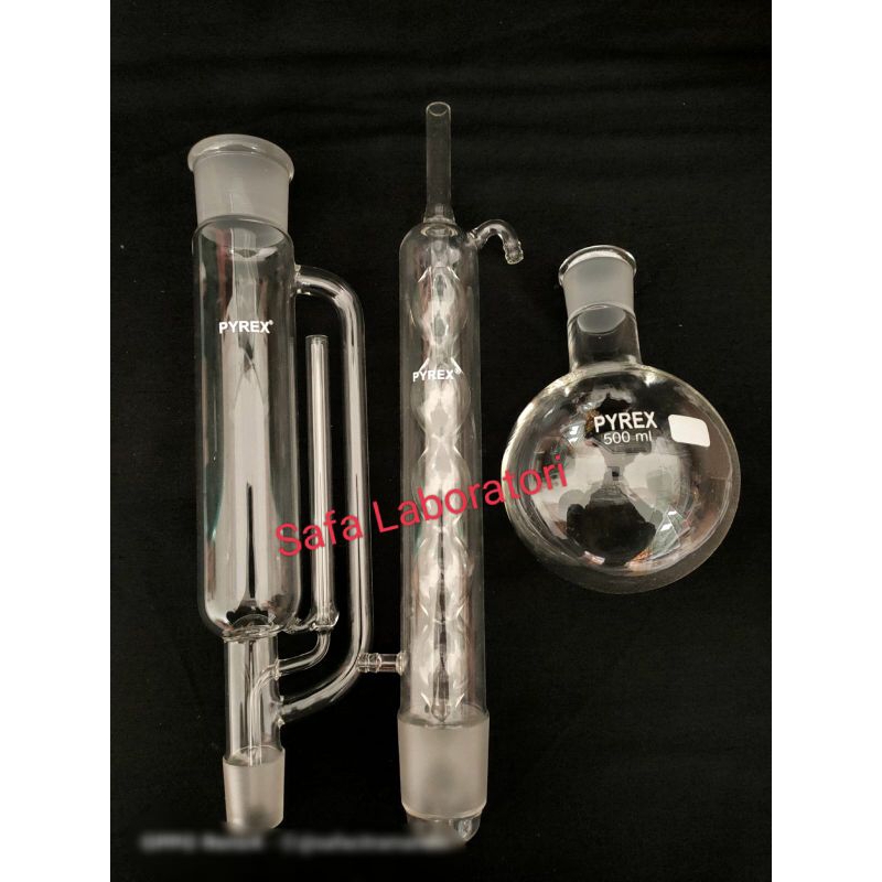 Jual Soxhlet Set 500ml Pyrex / Soxhlet Extractor 500ml Pyrex | Shopee ...
