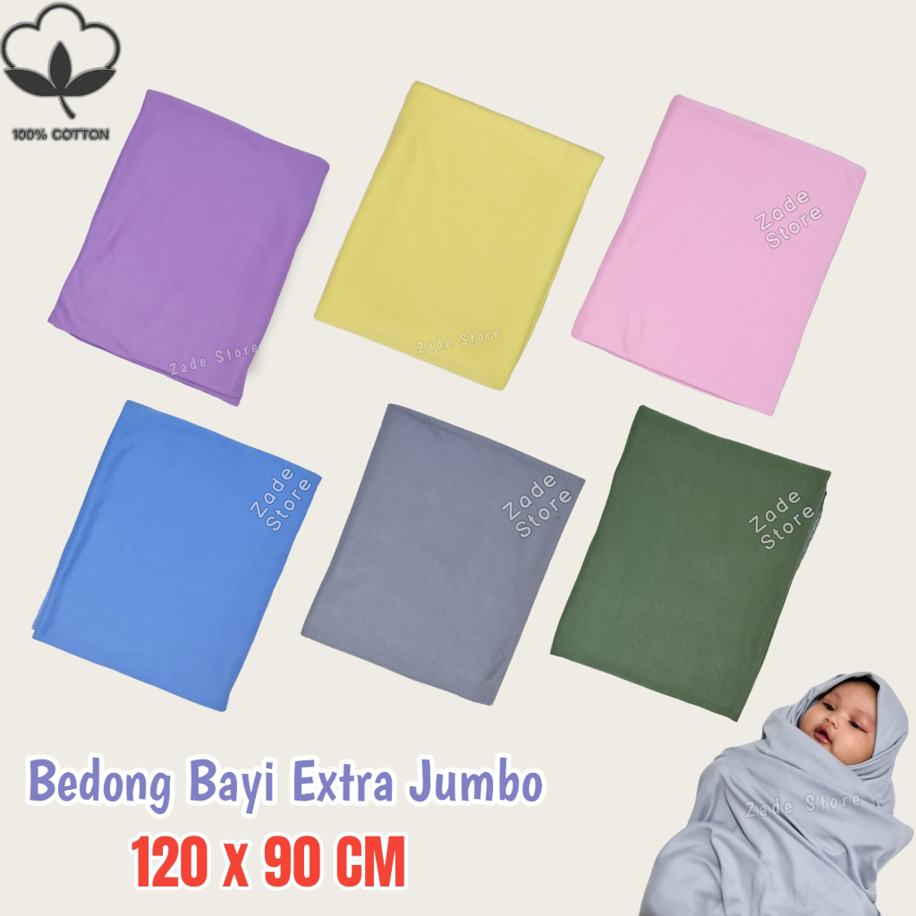 Jual Bedong Bayi Super Jumbo 120x90cm Zade Collection bedong kaos ...