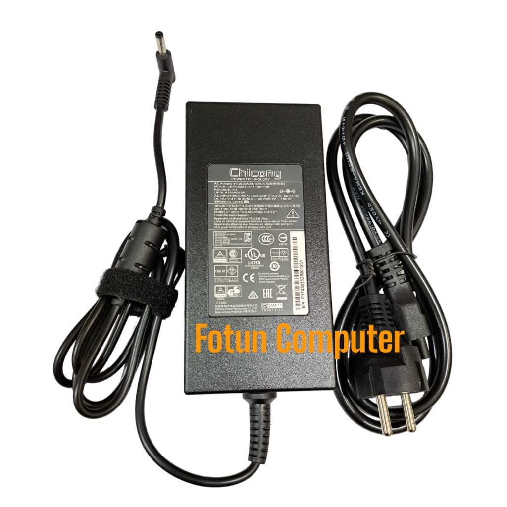 Jual Adaptor Charger MSI GF66 GF75 GF75 Thin 10UEK-048US 20V 9A 180W ...