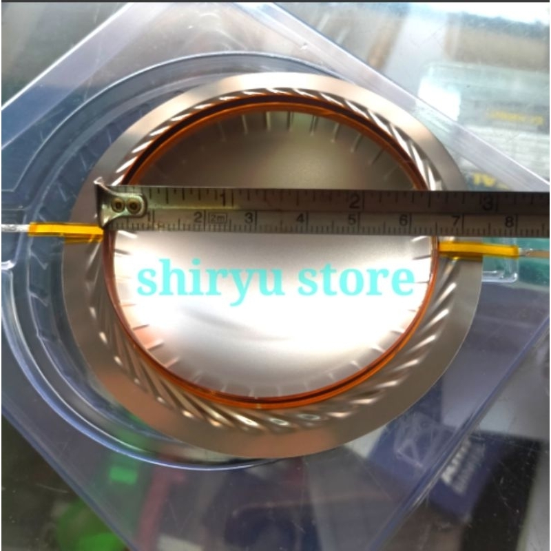 Jual Spul Spol Spoel Driver Tweeter Titanium Coil 65 Mm 65Mm | Shopee ...