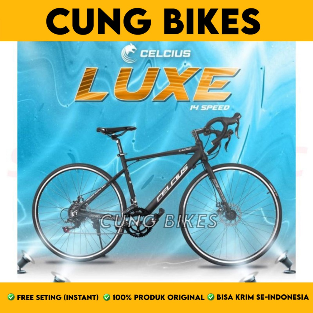 Jual Sepeda Balap Roadbike CELCIUS LUXE road bike frame Alloy 700 C 14 ...