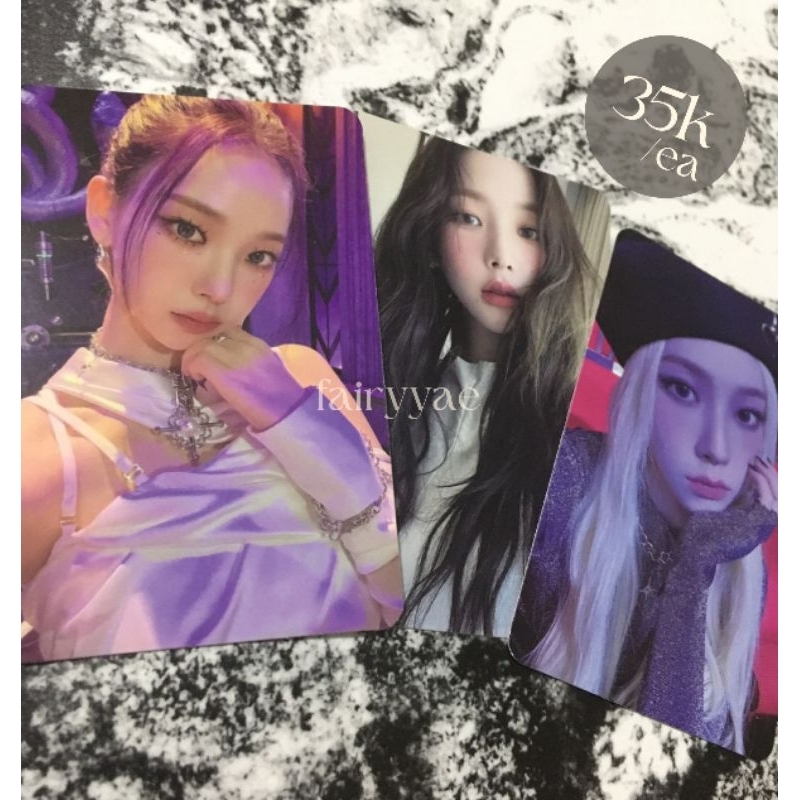 Jual Photocard Album Aespa Karina Poster Intro Girls Official Shopee
