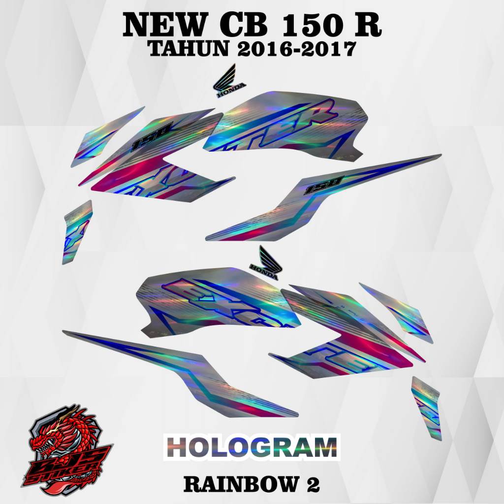 Jual Striping cb 150r new v2 - Stiker Decal HOLOGRAM cb 150r new v2 ...