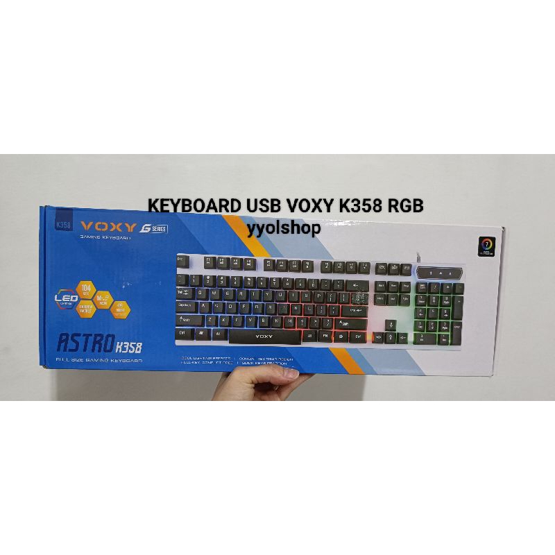 Jual VOXY KEYBOARD USB ASTRO K358 RGB | Shopee Indonesia