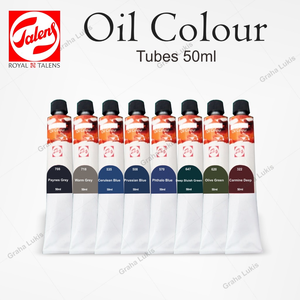 Jual Talens Oil Paint - Cat Minyak Satuan 50 ml | Shopee Indonesia