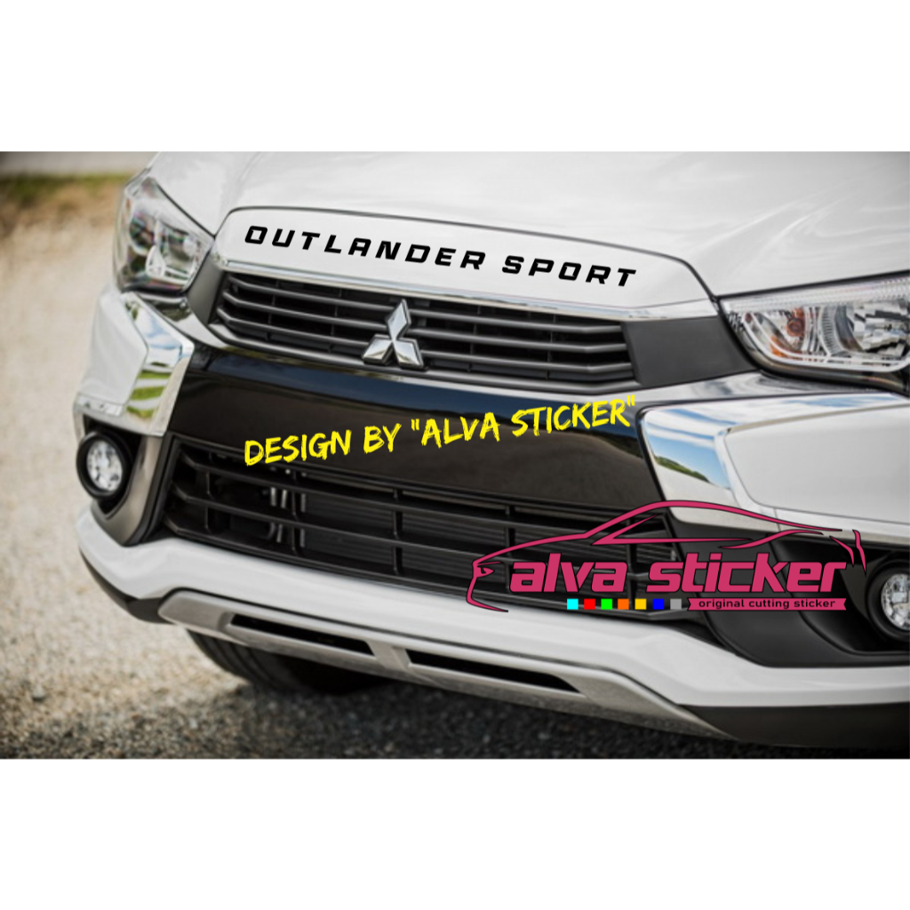 Jual sticker outlander stiker kap outlander sport cutting stiker mobil ...