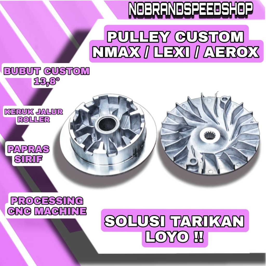 Jual RUMAH ROLLER NMAX PULLEY CUSTOM AEROX RACING BUBUT ROLLER RACING ...