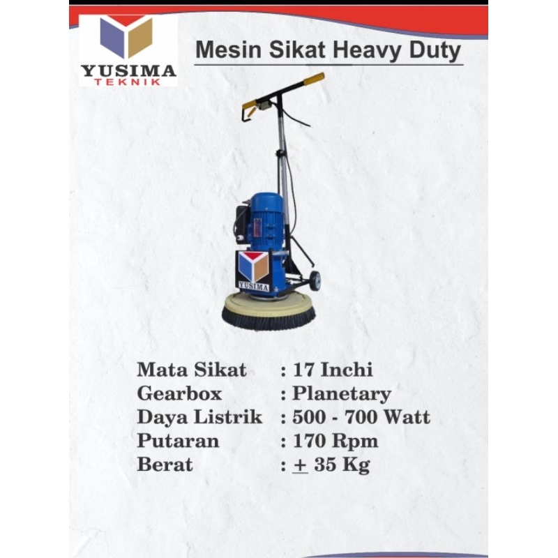 Jual mesin sikat karpet heavy duty / polisher karpet / sikat polisher ...