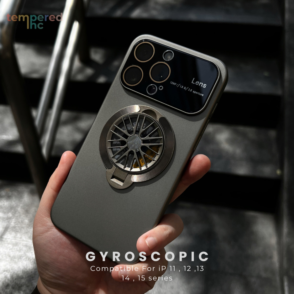 Jual GYROSCOPIC Case Iphone Compatible for IP 11 11promax 12 12pro 12promax 13 13pro 13promax 14 ...