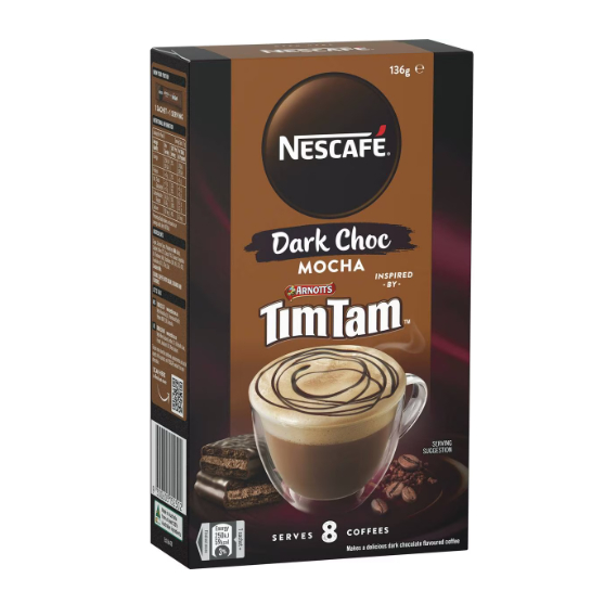 Jual Nescafe Dark Choc Mocha Tim Tam Coffee Sachets 8 Pack Australia ...