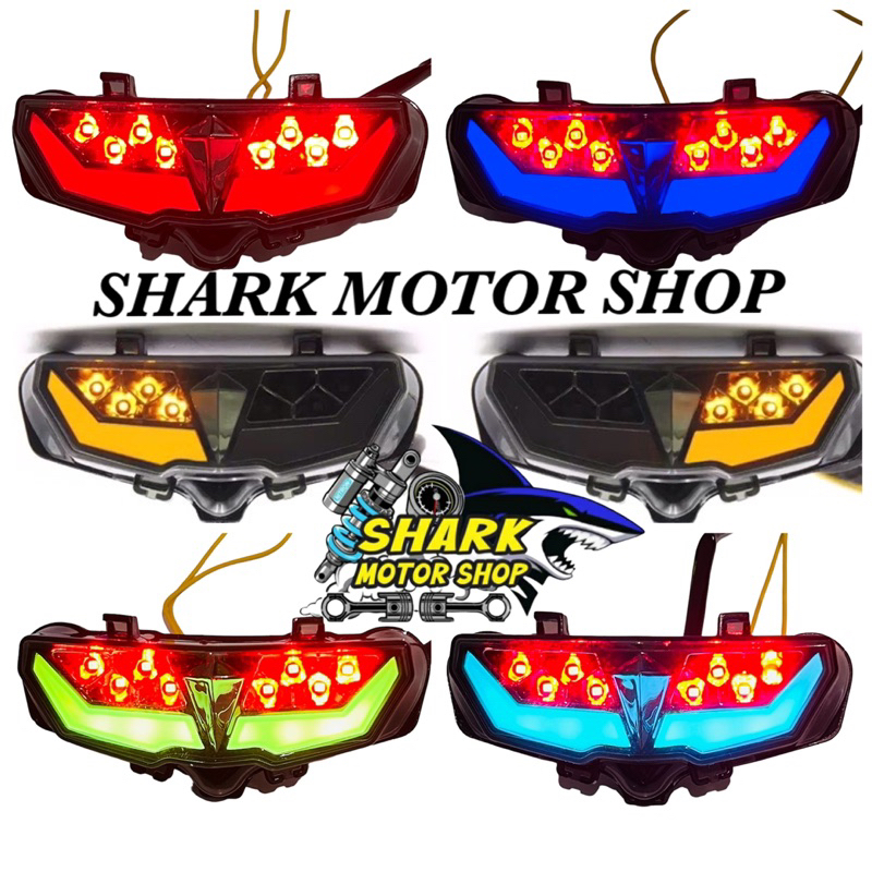 Jual Lampu stop XABRE-VIXION R, NVL Led 3in1 lampu sen running kuning ...