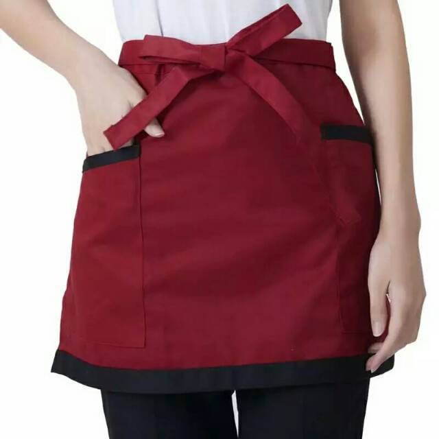 Jual Ps Apron Waitress Cafe & Restoran Celemek Setengah Badan Pria ...