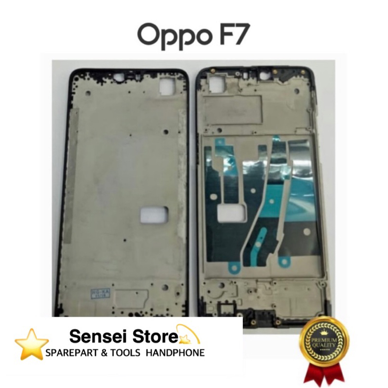 Jual Frame Bezel Tulang tengah Tatakan Lcd Oppo F7 Original | Shopee ...