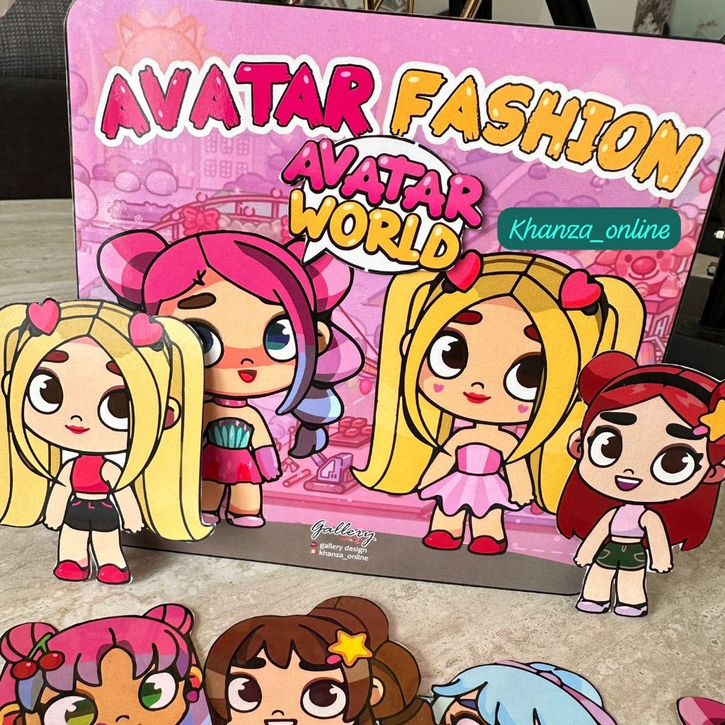 Jual AVATAR FASHION WORLD QUIET BOOK PAPERDOLLS HOME MAINAN ANAK ...