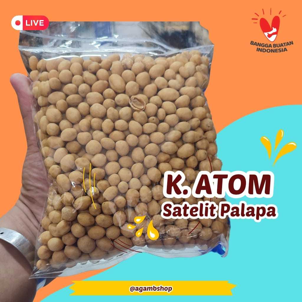 Jual KACANG ATOM SATELIT PALAPA / SNACK JAJANAN CEMILAN JADUL / AGAM ...