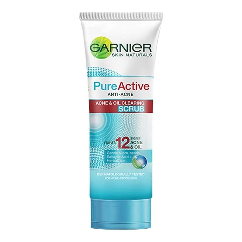 Jual Garnier Pure Active Anti-Acne Acne & Oil Clearing Scrub 100 ml ...