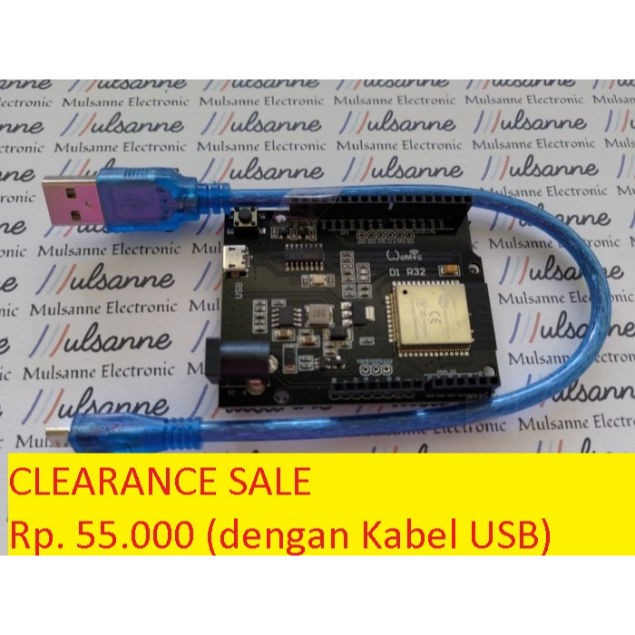 Jual WeMos D1 R32 ( ESP-32 model Arduino Uno ESP32) | Shopee Indonesia