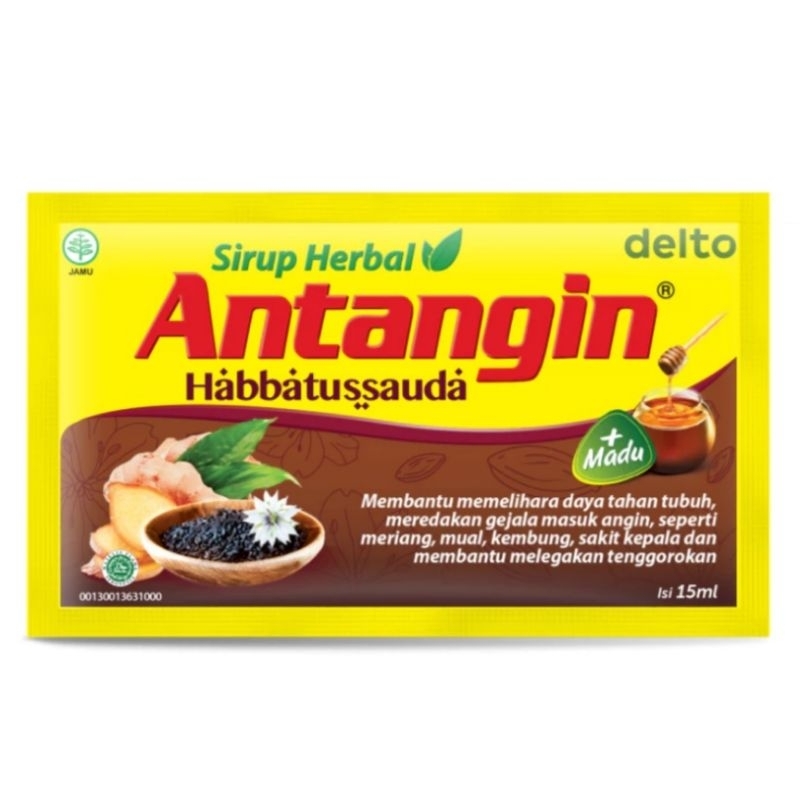 Jual Tolak Angin Cair dan Antangin Habbatussauda (1 Sachet) | Shopee ...